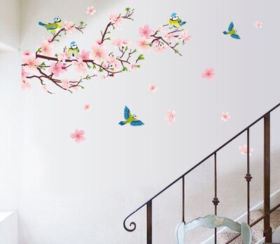 1 pc Sakura Wall Stickers Kids Rooms Bedroom Livin... – Vicedeal