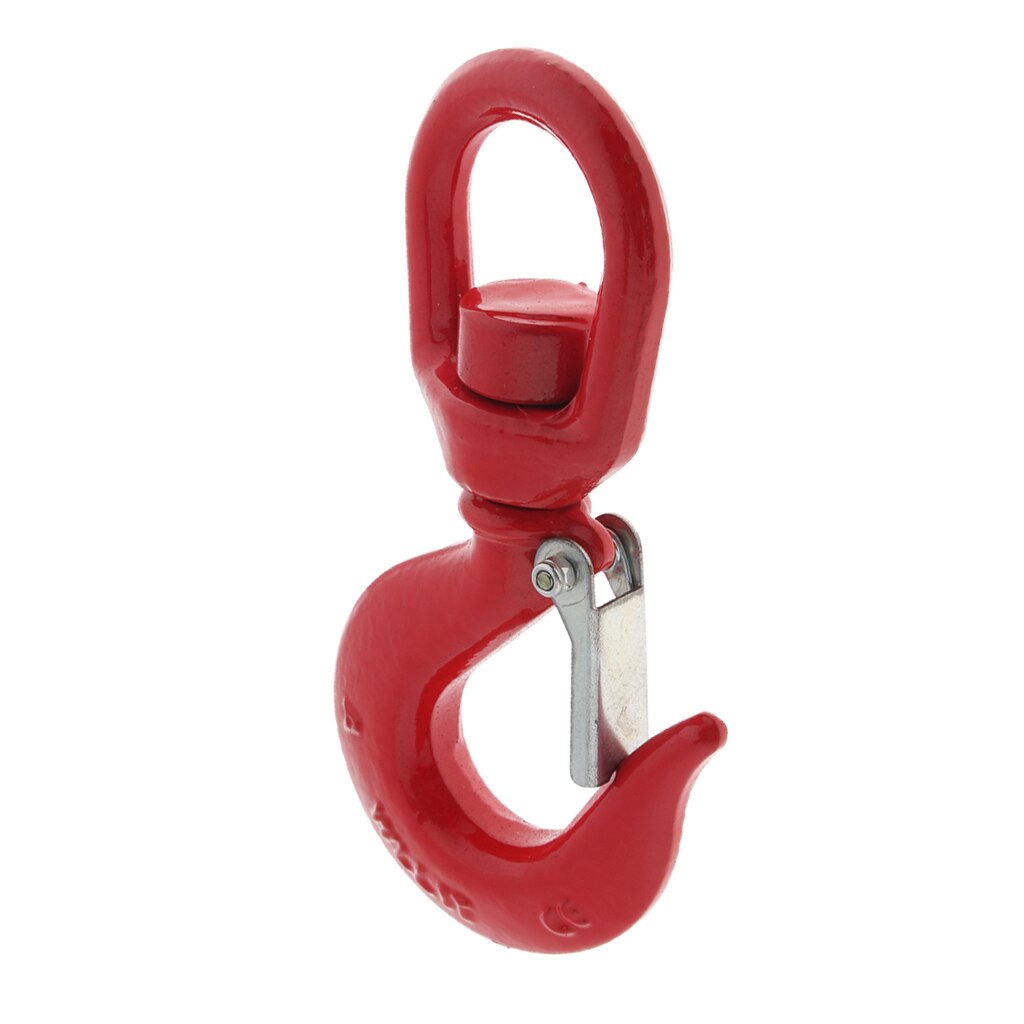 1 Ton Alloy Steel Eye Hook to Swivel with Safety C... – Grandado