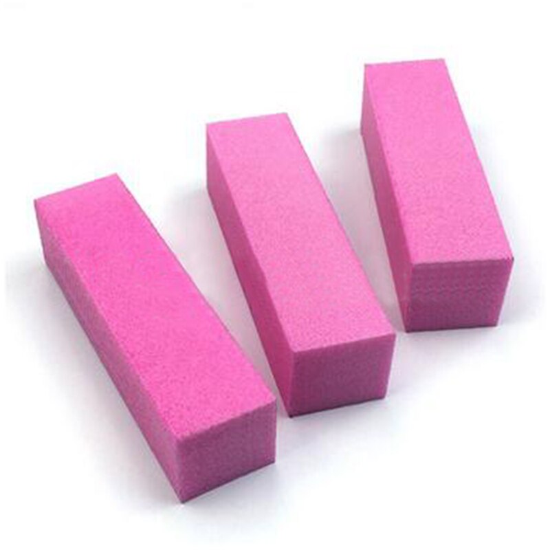 GAM-BELLE 10 Pcs pink Nail Art Buffer File Block P... – Grandado
