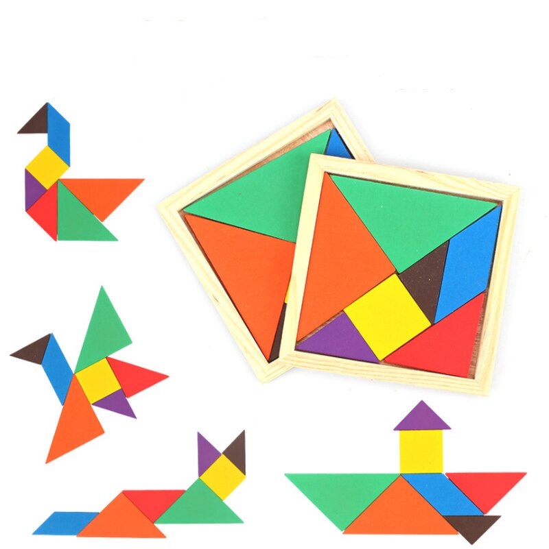 EVA 3d Puzzle Tangram Teaser Tetris Geometric Shap... – Grandado