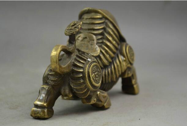 Copper Statue China's rare manual hammer brass lif... – Vicedeal