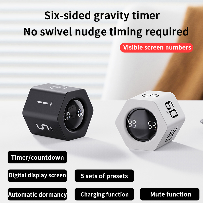 Zwaartekracht zeszijdige flip-timer veelzijdige ro... – Grandado