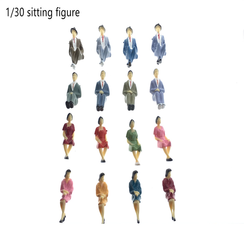 50pcs 1/30 Scale Model Architecture Seated Figure ... – Vicedeal