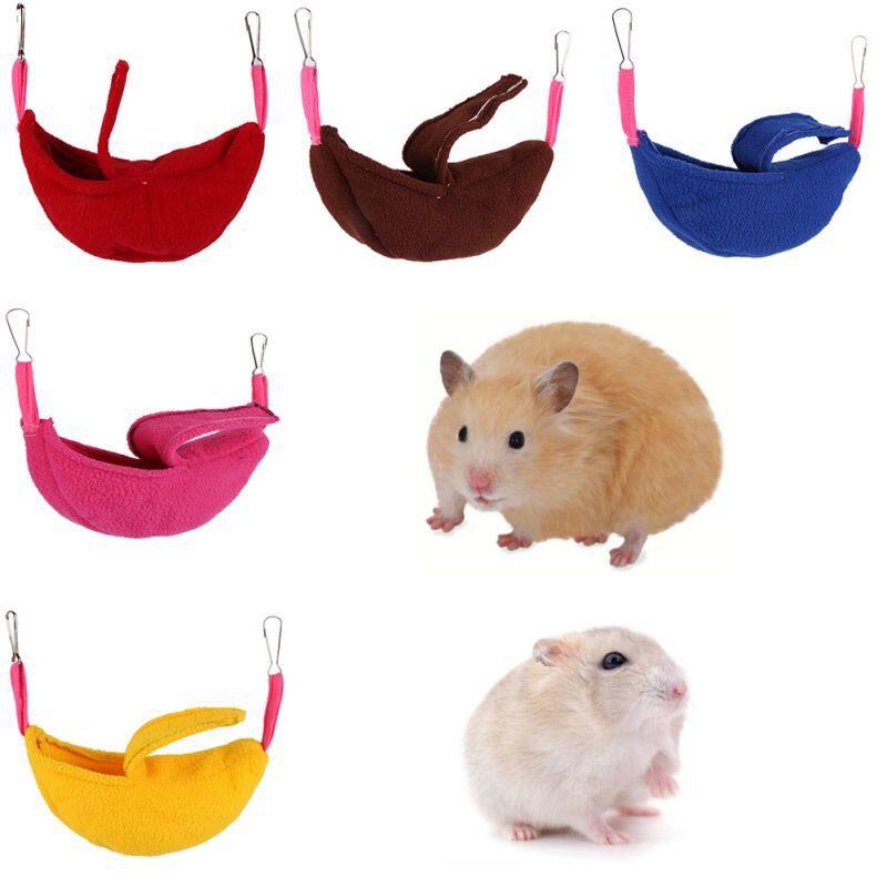 Soft Cute Pet Hamster Hanging House Hammock Banana... – Grandado