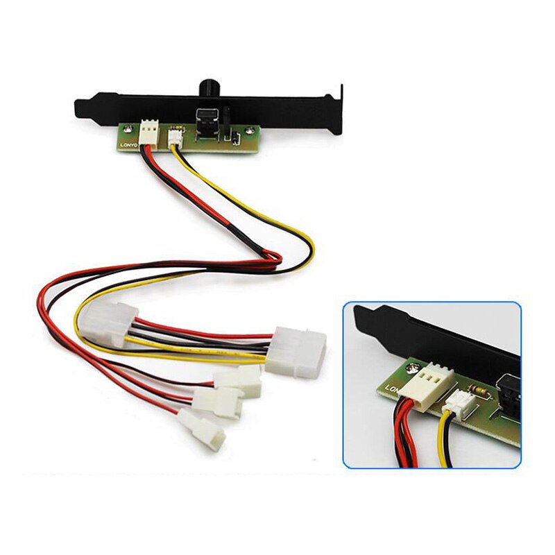 Case Fan Speeder PCI a 3-Way Fan Controller Hub De... – Grandado