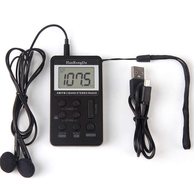 Portable AM FM Digital Radio 2 Band Tuning Stereo ... – Grandado