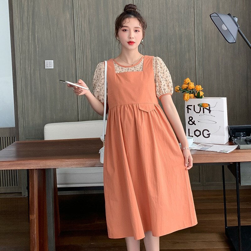 Maternity Wear Temperament Small Fresh Floral Top ... – Vicedeal