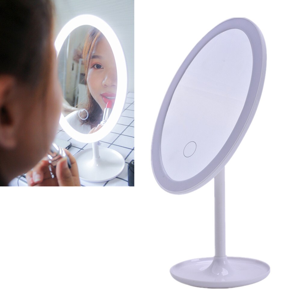 Makeup Vanity Mirror Mirror with LED Light Mirror ... – Grandado