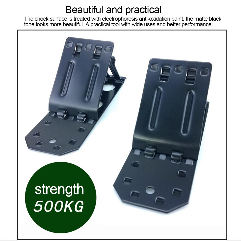 2pcs Car Wheel Chock Foldable Wheel Ramp Triangle ... – Grandado