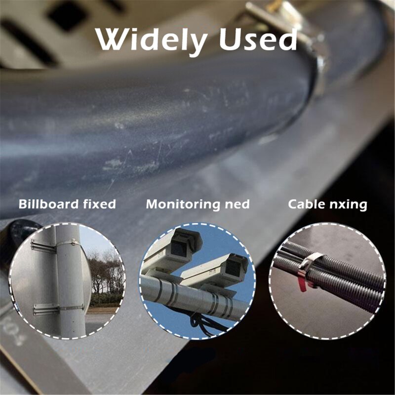 100PCS Multi-Purpose Locking Cable Metal Zip Ties ... – Grandado