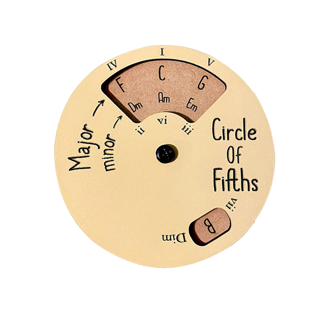 Wooden Melody Tool Chord Wheel Circle of Fifths Wh... – Vicedeal