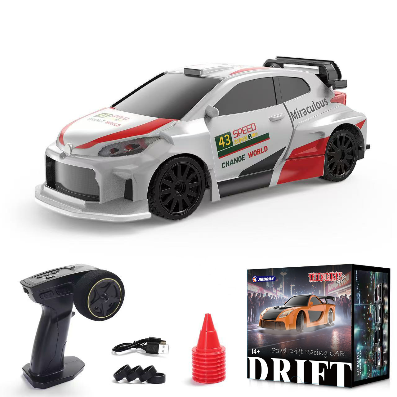 With Gyroscope Jiabaile 1:43 Mini Four-Wheel Drive... – Grandado