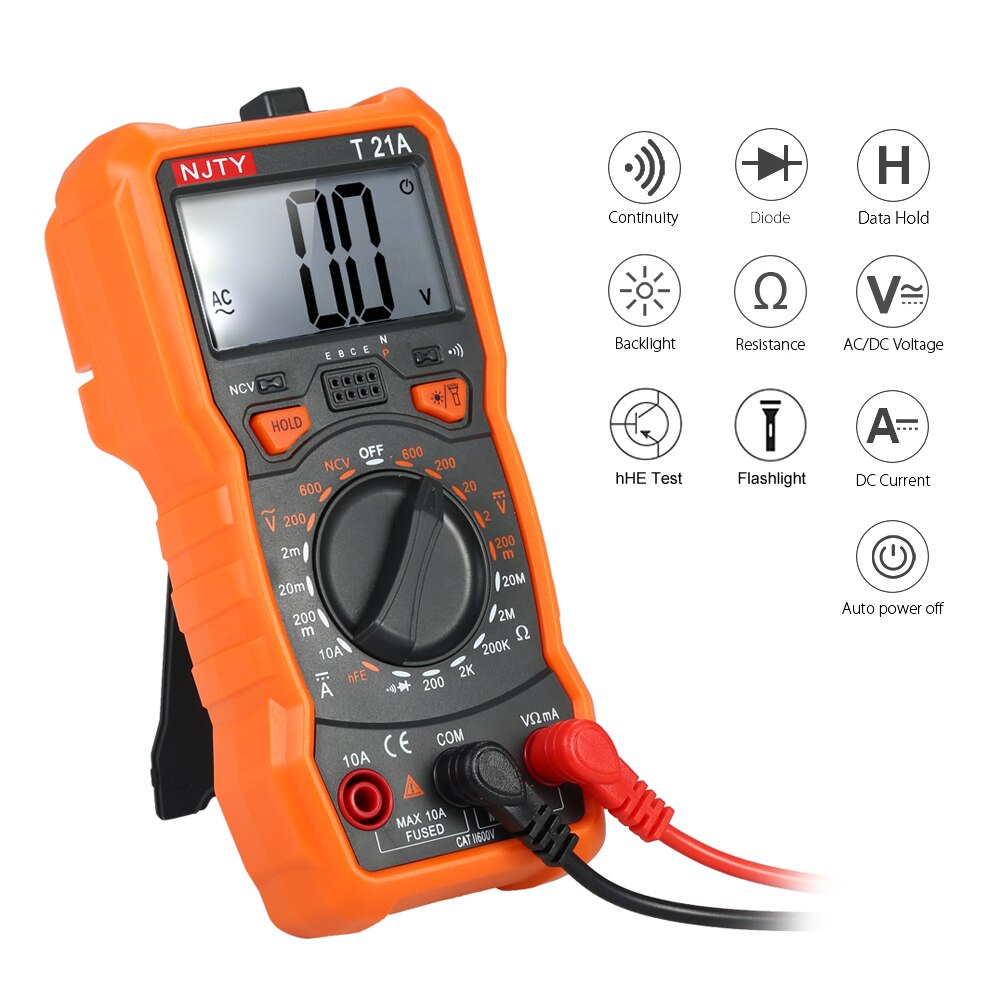 Mini Digitale Multimeter 1999 Telt Multi-Functione... – Grandado