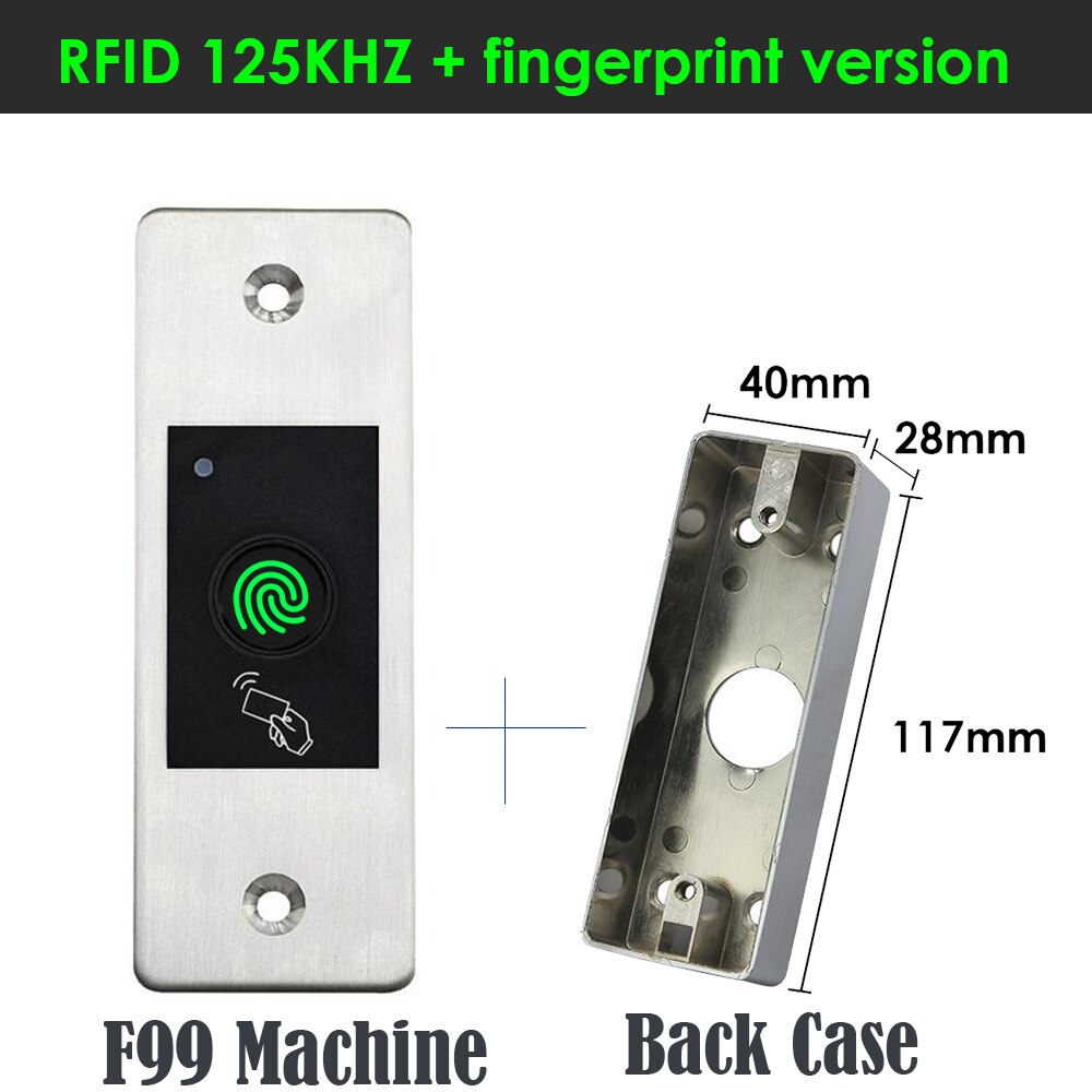 125KHZ Metal Access Control Waterproof Embedded RF... – Vicedeal