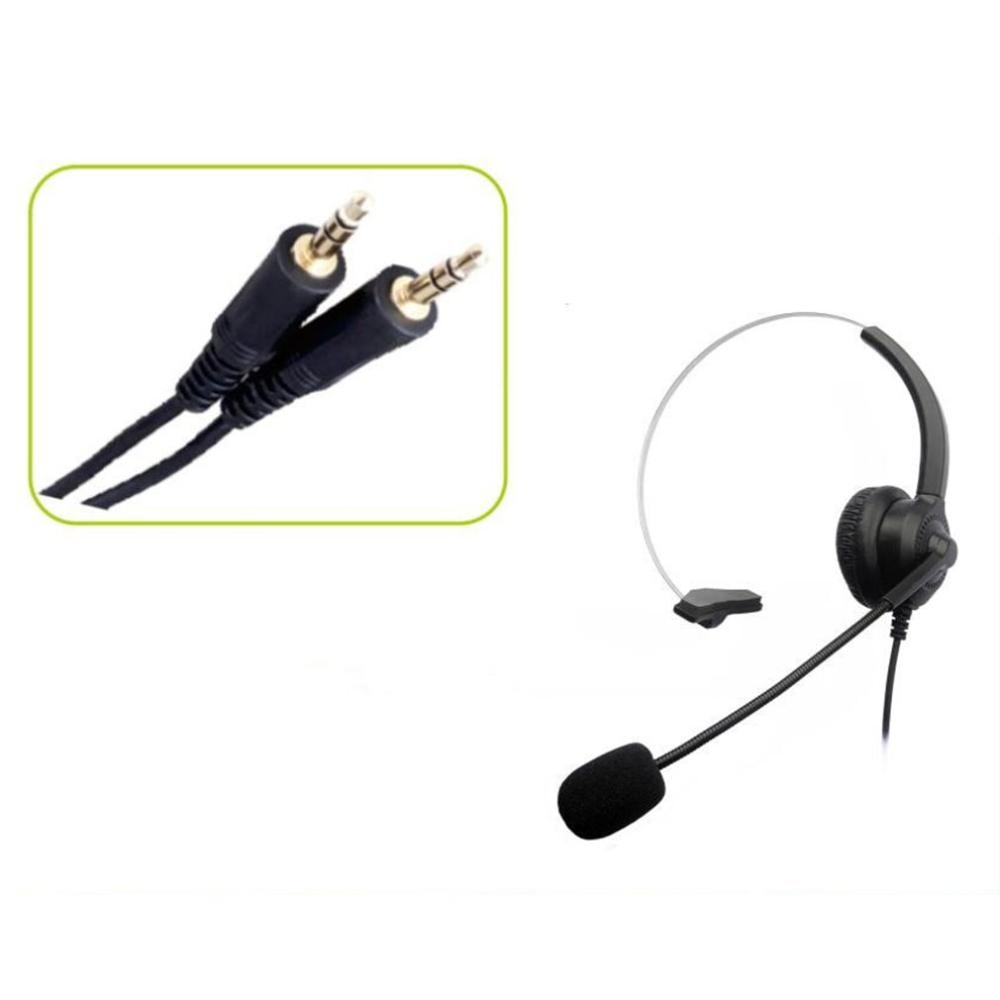 Telephone Headset Call Center Operator 3.5 mm Head... – Grandado