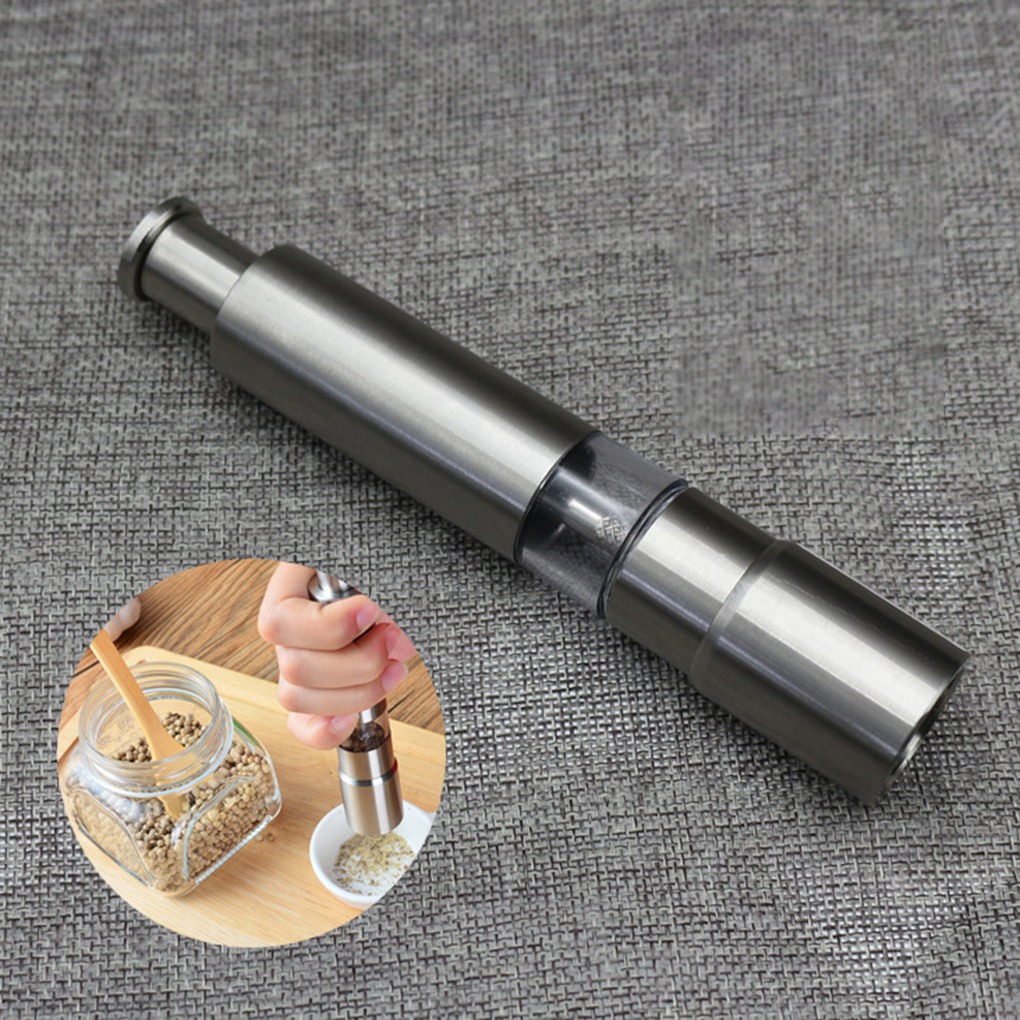 Thumb Push Button Pepper Grinder Stainless Steel S... – Vicedeal