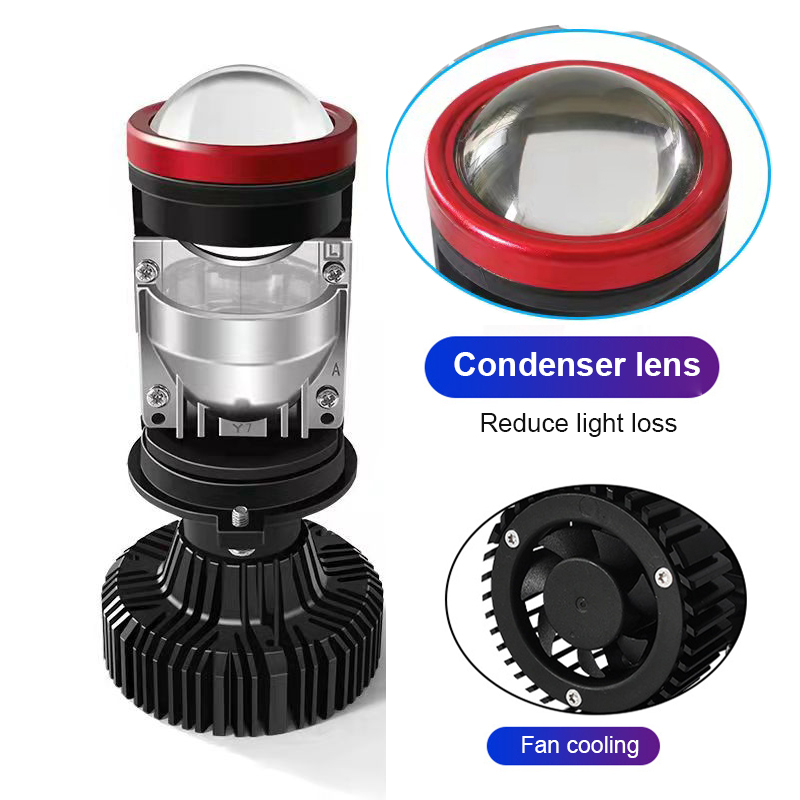 Y8 H4 Led Koplampen Auto H4 Led Lights Mini Projec... – LovingPrices