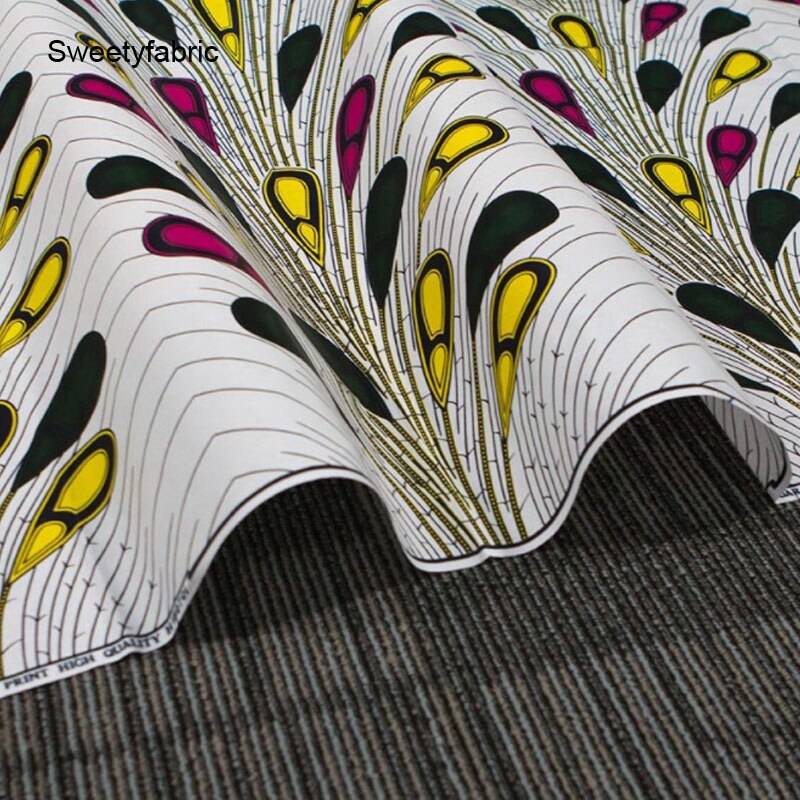 100% Cotton African Fabric Real Ducth African Blue... – Grandado