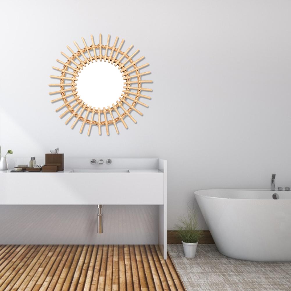 Rotan Art Spiegel Innovatieve Nordic Decoratie Ron... – Vicedeal
