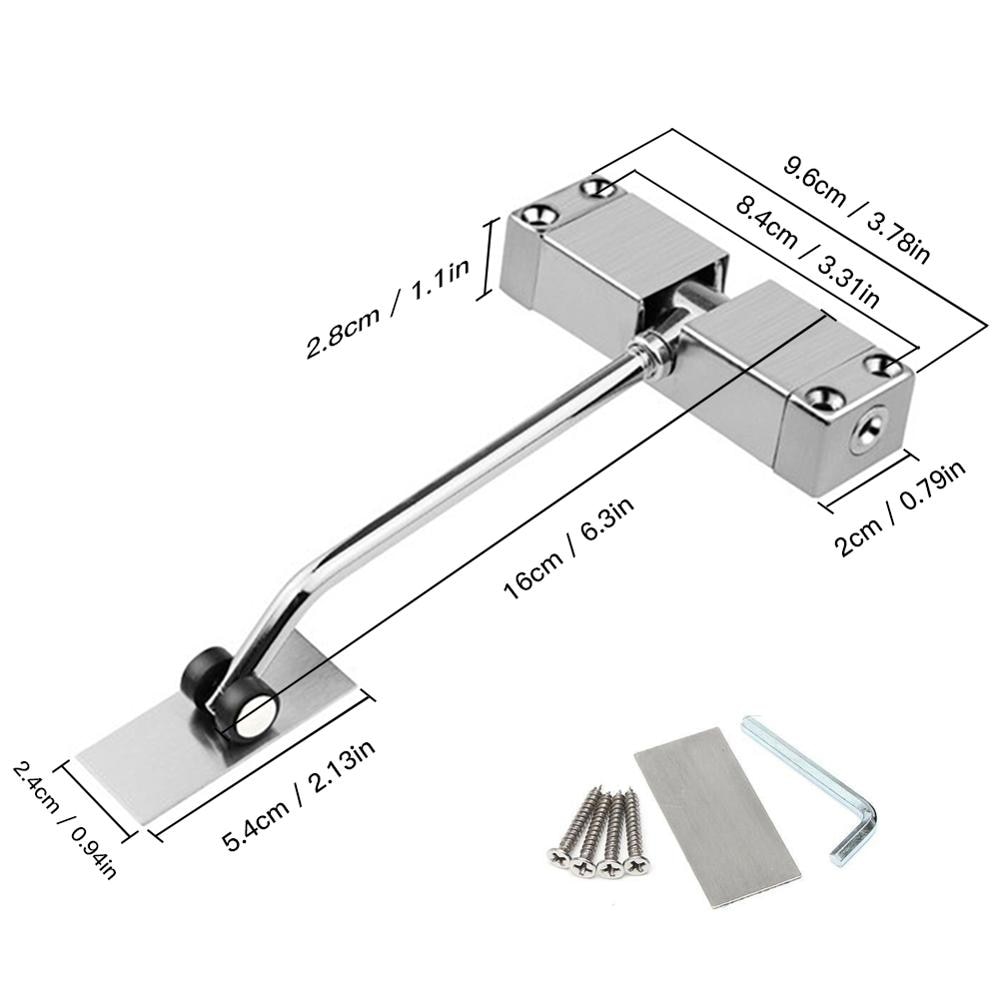 Adjustable Automatic Strength Spring Door Closer H... – Grandado