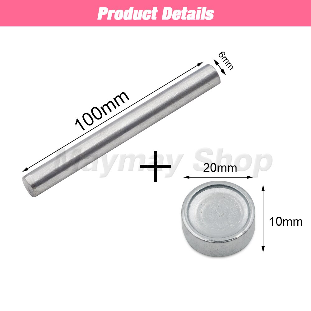 50pcs 6x6mm Double Cap Rivets Metal Stud Round Nai... – Grandado