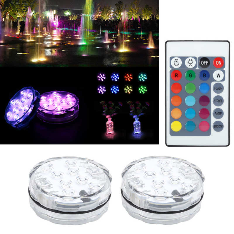 Led onderwater onderwaterlamp ip68 waterdichte rg... – Vicedeal