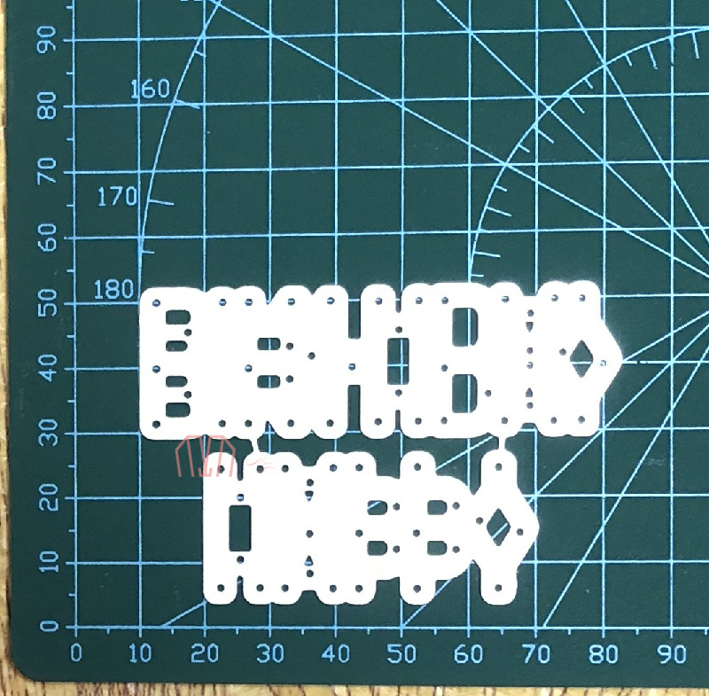 Mai Happy birthday letters banner Metal Cutting Di... – Grandado