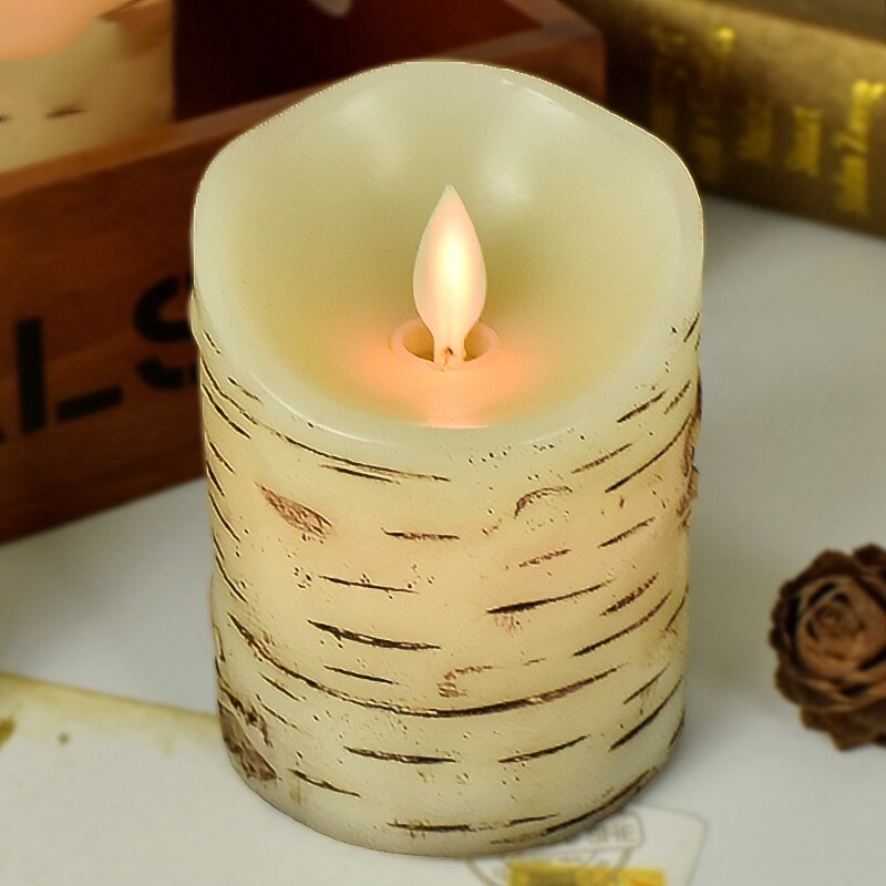 Flameless Candle LED Candle 3 Piece Set Ivory Batt... – Vicedeal