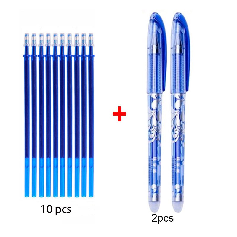 0.5mm erasable gel pen blue black ink gel pen eras... – Grandado