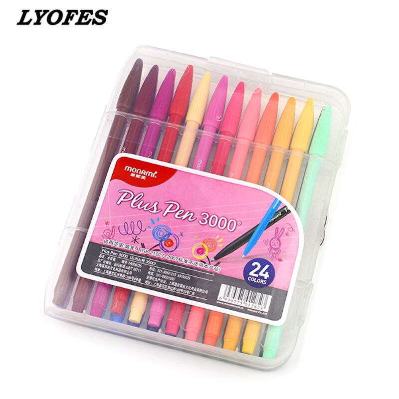 12/24/36/48 Monami Plus Pen 3000 Color Gel Pen Fib... – Grandado