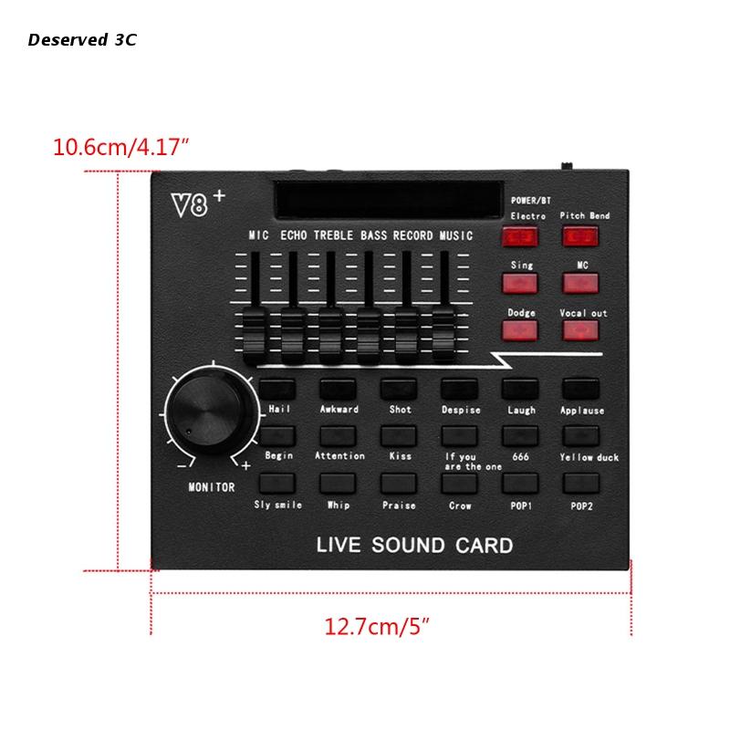 R9CB Mixer Sound Card Sound Board Live Sound DSP C... – Vicedeal