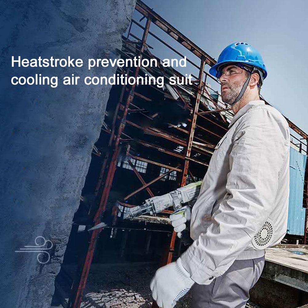 Security Super air conditioning wind jacket fan su... – Grandado