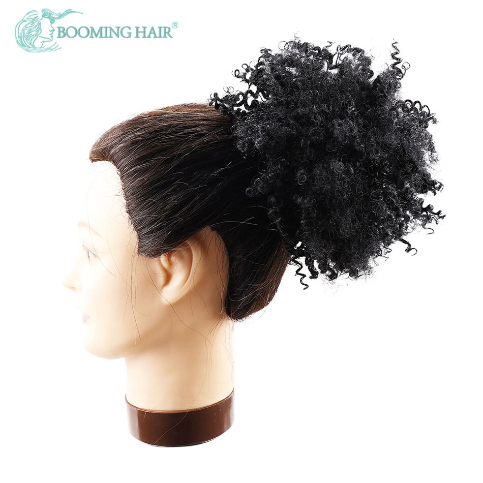 Short Afro Puff Synthetic Hair Bun Chignon Hairpie... – Vicedeal