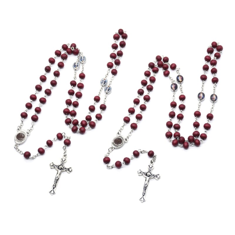 Collar con colgante de cruz de Jesús para mujer y ... – Grandado