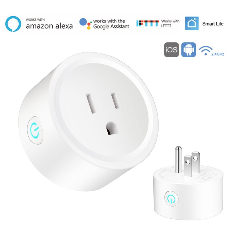 16A US Smart Wifi Power Plug With Power Monitor Sm... – Grandado