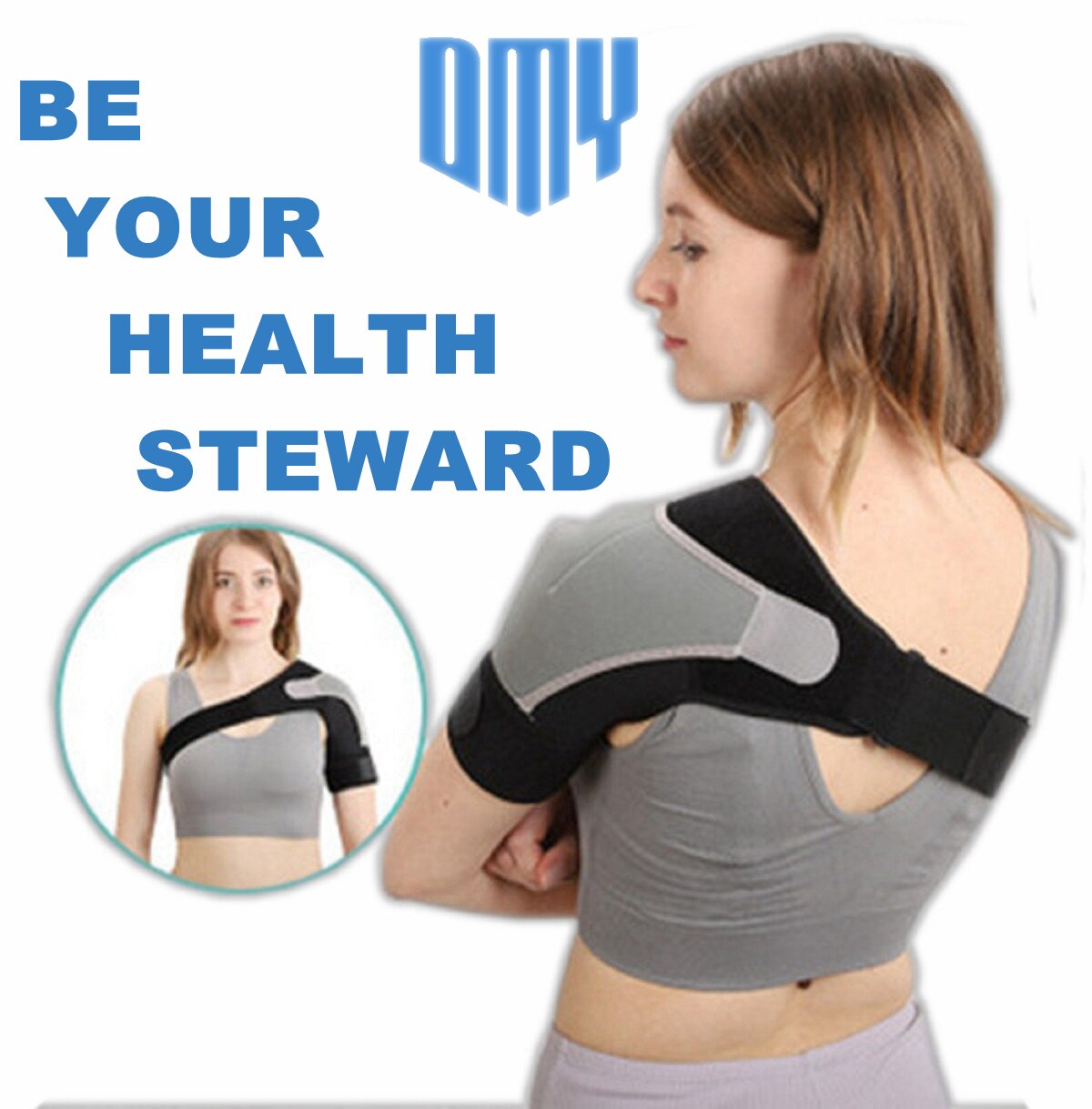 Sports shoulder pad men and women shoulder support... – Grandado