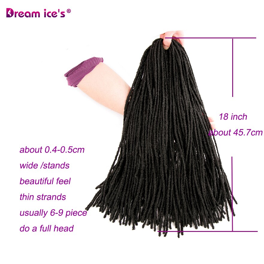 Synthetic Hair Soft Deadlocks Sister Locks Afro Cr... – Grandado