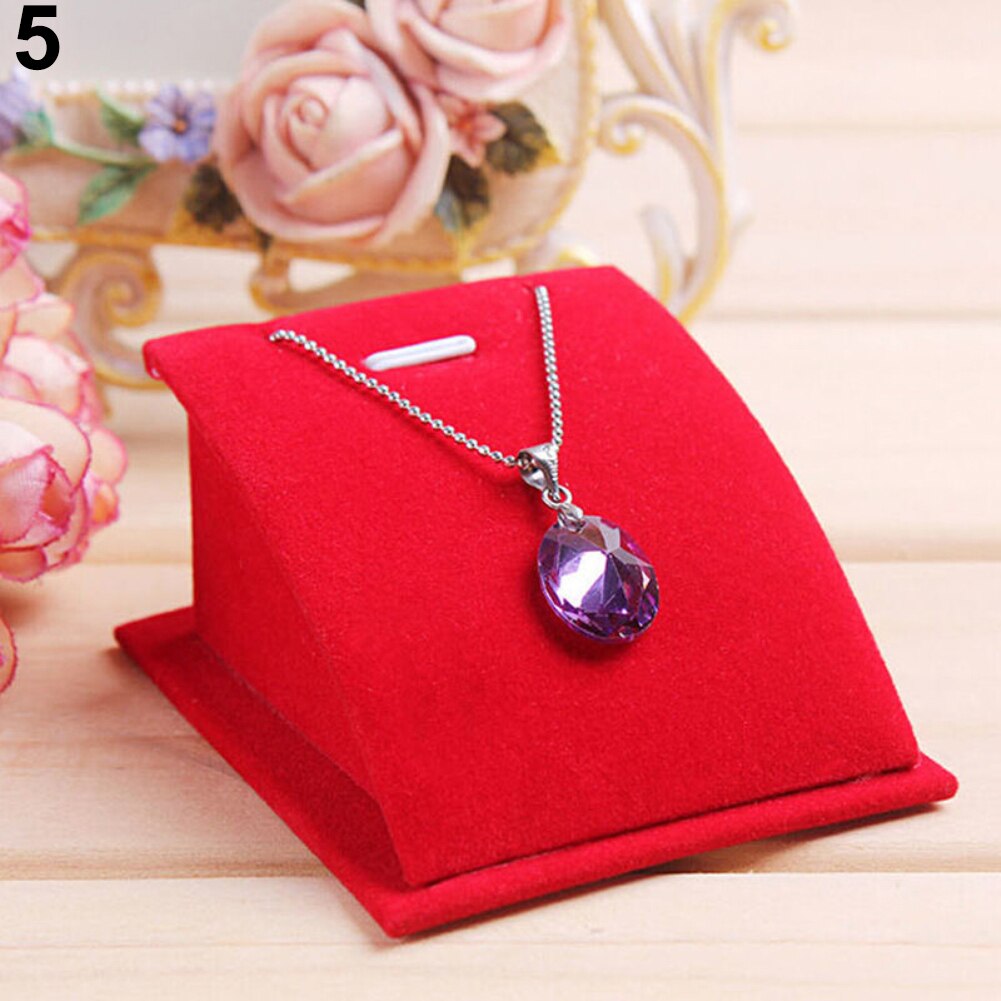 Samt Halter Halskette Anhänger Kette Schmuck Displ... – Vicedeal