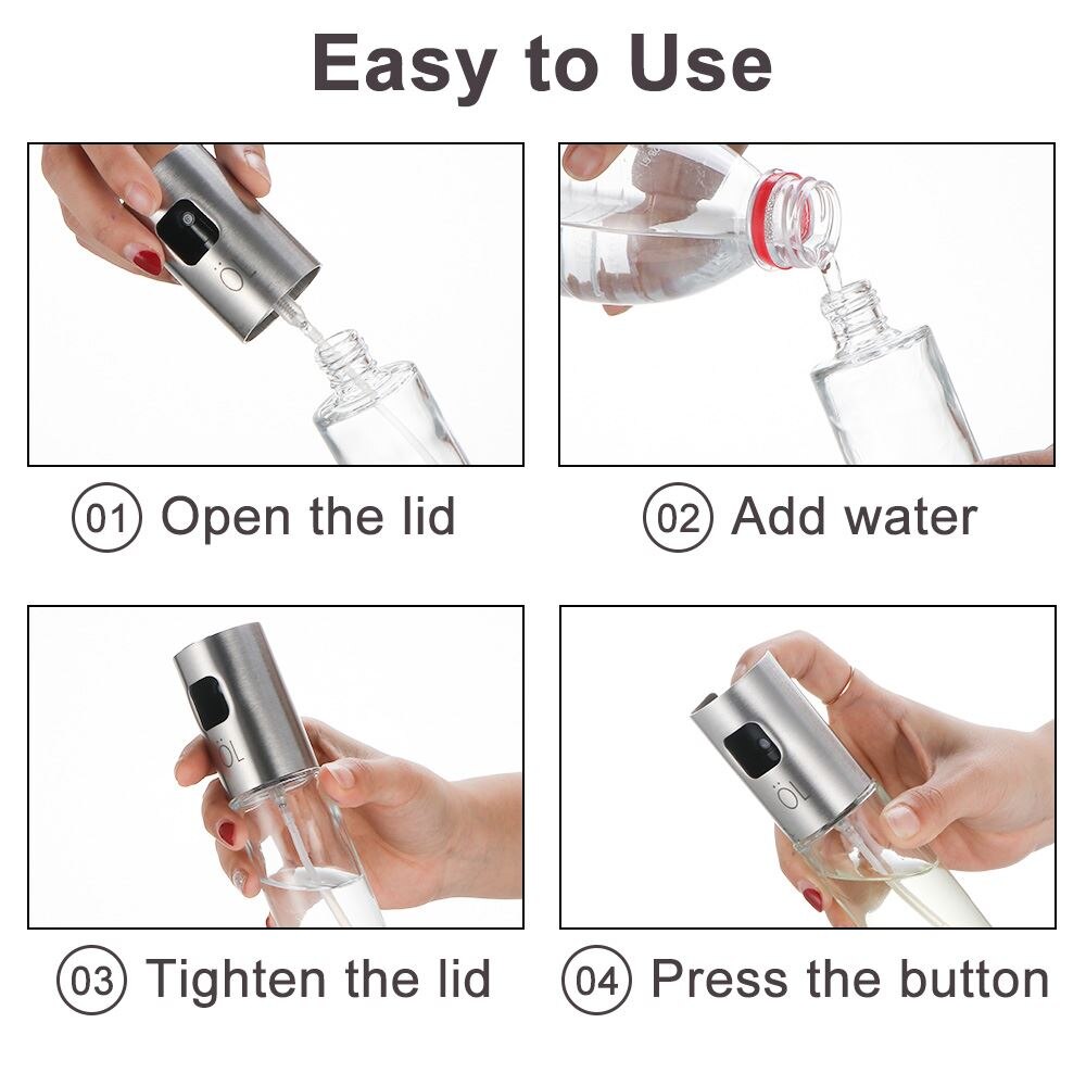 Dispensador de rociador de aceite de acero inoxida... – Grandado