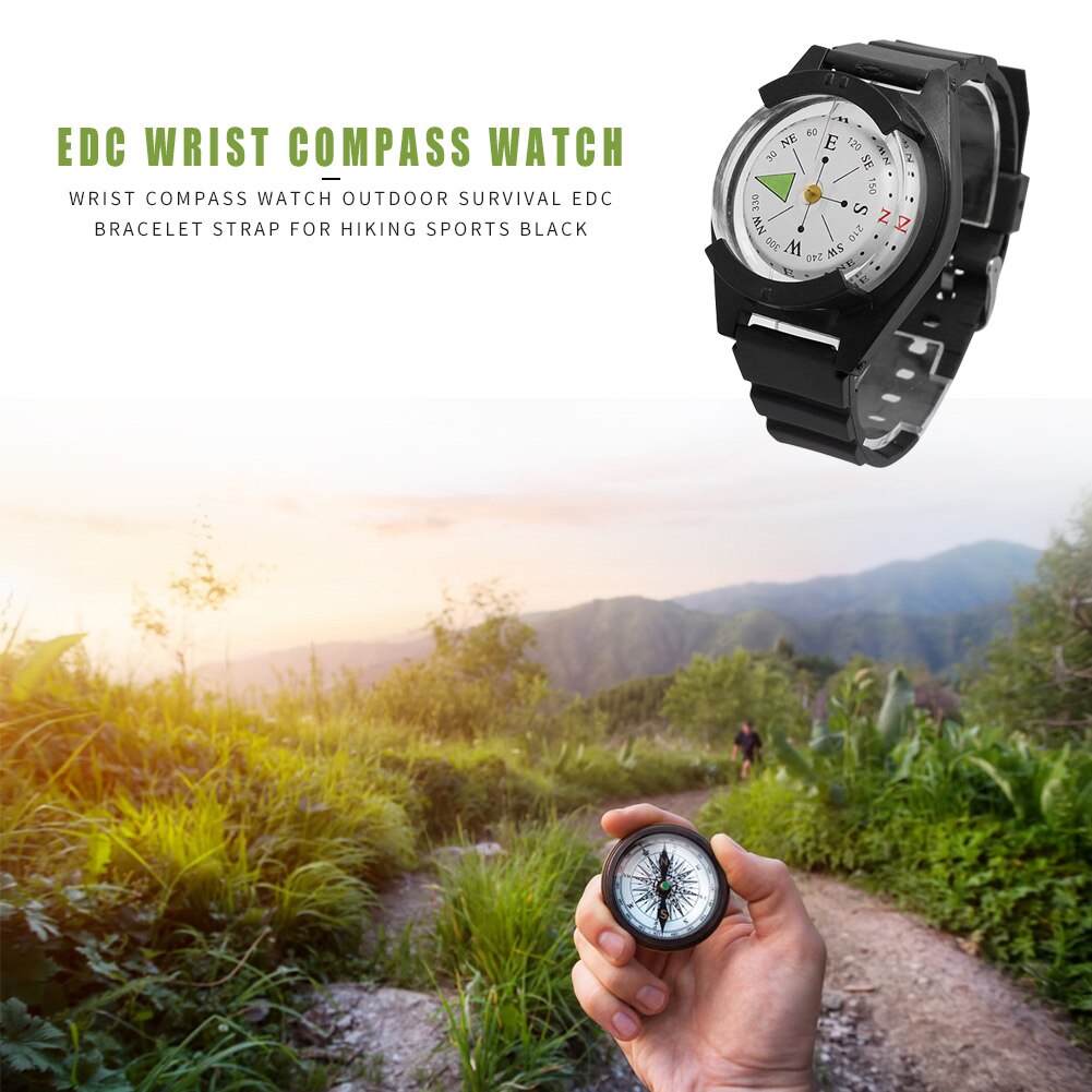 Camping Hiking Compass Watch Portable Compass Navi... – Grandado
