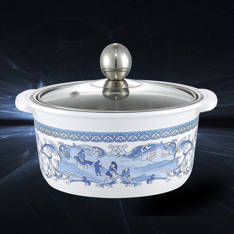 1.1L Cooking Pot Clear Soup Pot Anti-Scalding Shea... – Grandado