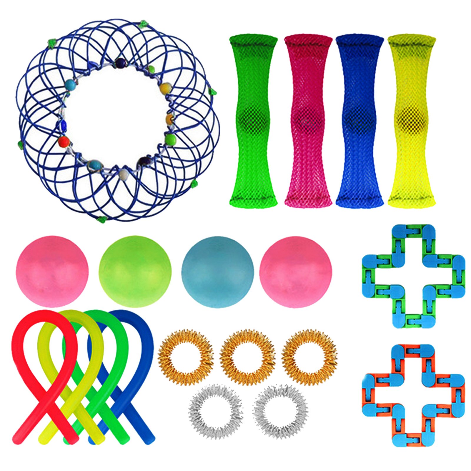 Fidget Toys Anti Stress Toy Set Stretchy Strings M... – Grandado