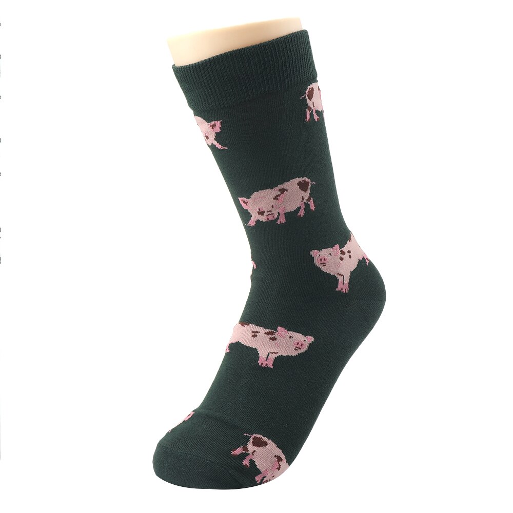 1 Pair Lovely Pig Animal Pattern Women Cartoon Cot... – Vicedeal