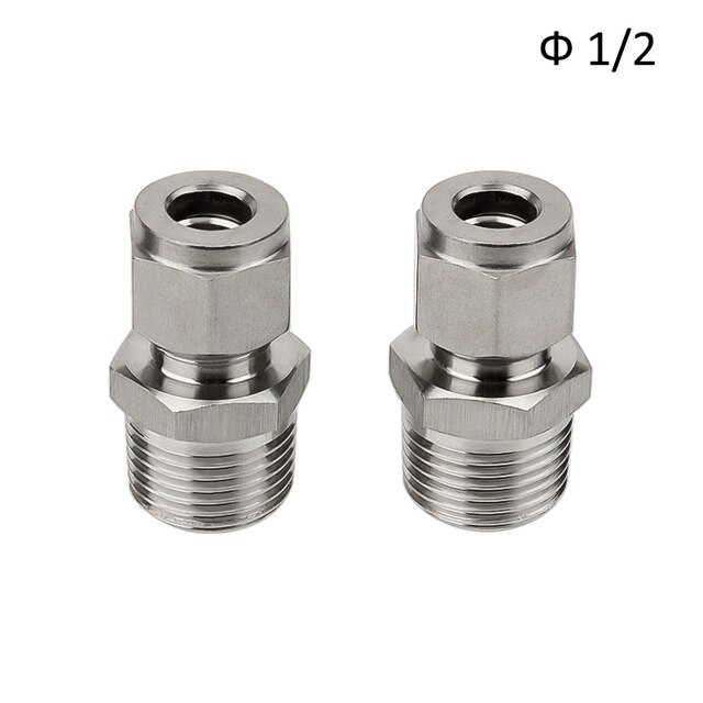 2 Pcs Pipe Plug,SS 304 Straight Conversion Adapter... – Vicedeal
