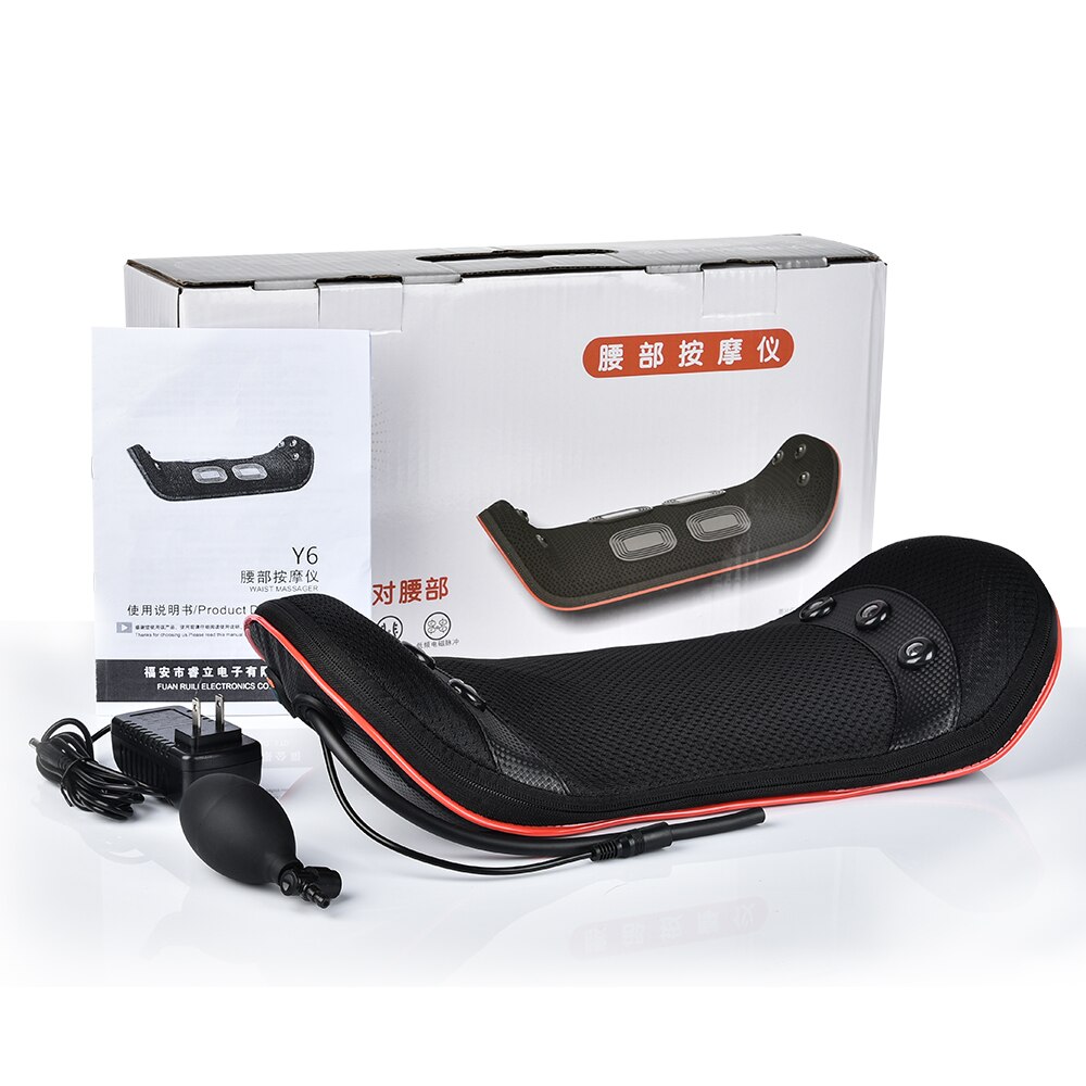 Electric Lumbar Traction Massager Waist Back Vibra... – Grandado