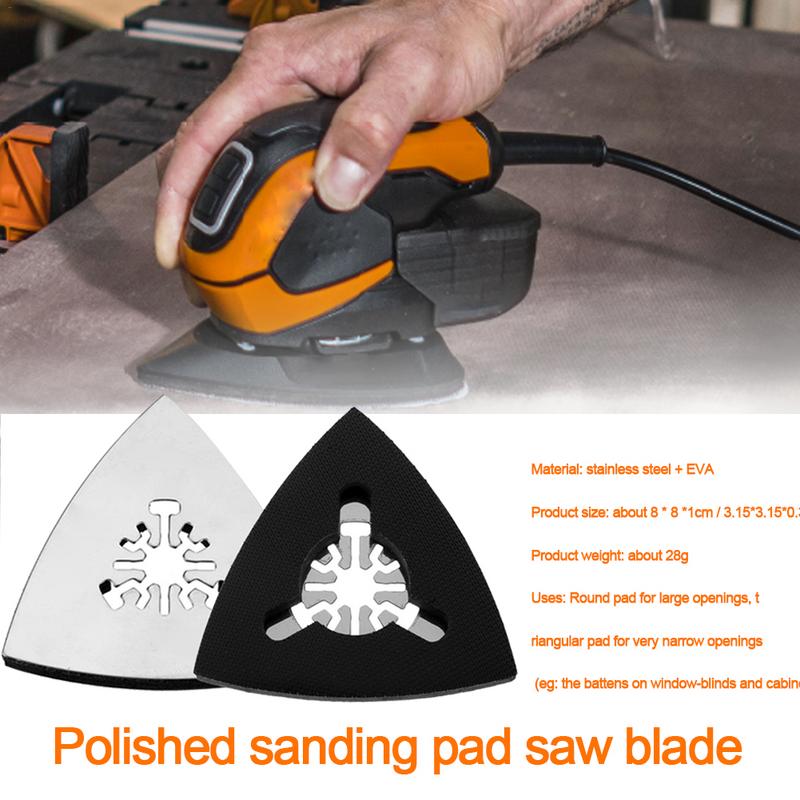 1pcs 80mm Stainless Steel Triangle Sand Tray Shape... – Grandado