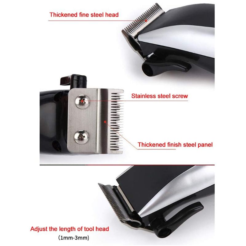 Electric Plug-In Hair Clippers Beard Trimmer Barbe... – Grandado