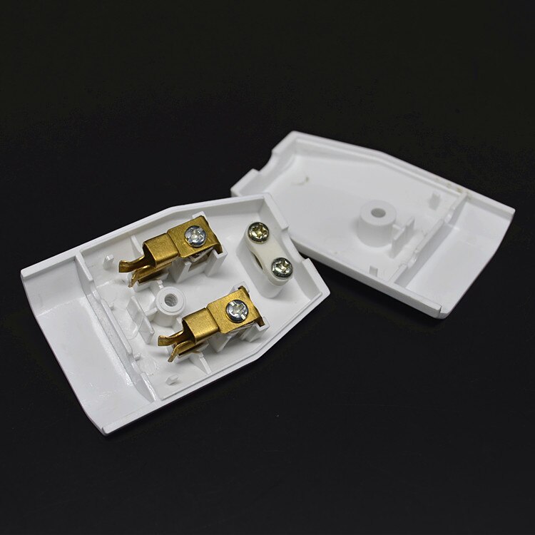 (10pcs) European 2 Pin DIY Rewirable socket EU 2 P... – Grandado