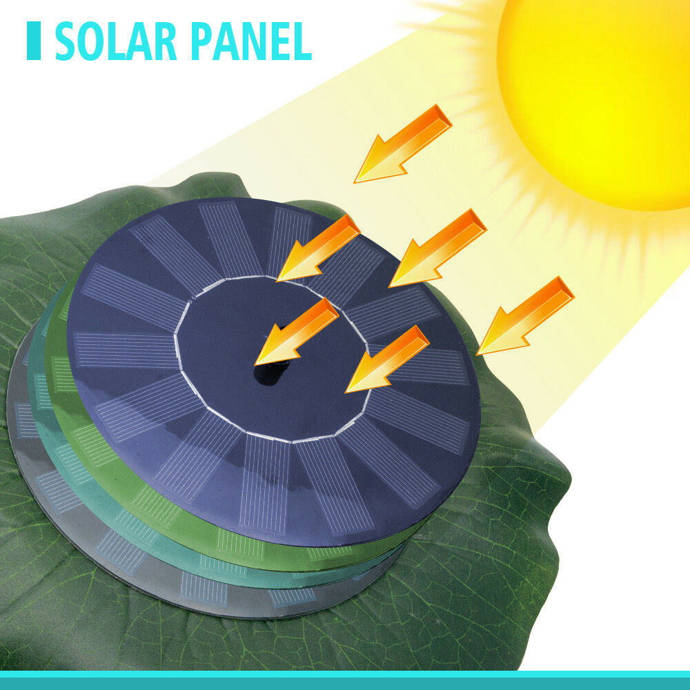 8V Solar Powered Fountain Water Pump Floating Yard... – Vicedeal