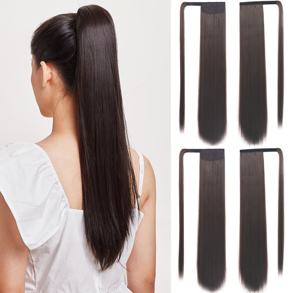 Werd 27 Inches/140G Lang Steil Haar Paardenstaart ... – Vicedeal